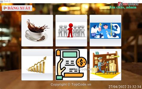 Phần mềm quản lý quán cafe java swing full code database báo cáo