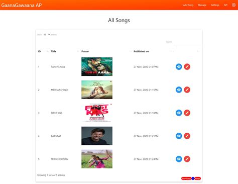 Gaanagawaana Music Platform Php Script By Rohitchouhan Codester