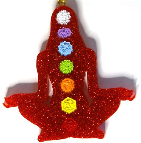 Sukhasana 7 Chakras Keychain A142
