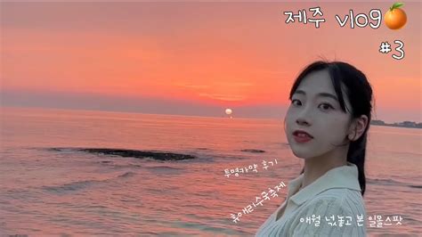 Vlog 제주 여행 3 애월 투명 카약 수국축제 안보면 후회할 애월 찐맛집 애월소품샵 일몰스팟 🧡🛶🌸🫧 Youtube