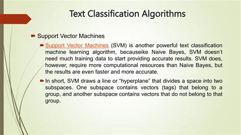 Text Classificationpptx Internet For Beginners Internet