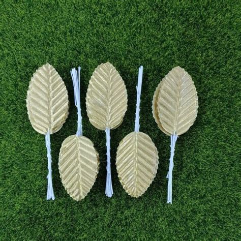 Daun Emas Cucuk Sanggul Lintang Gold Cloth Leaf Lazada