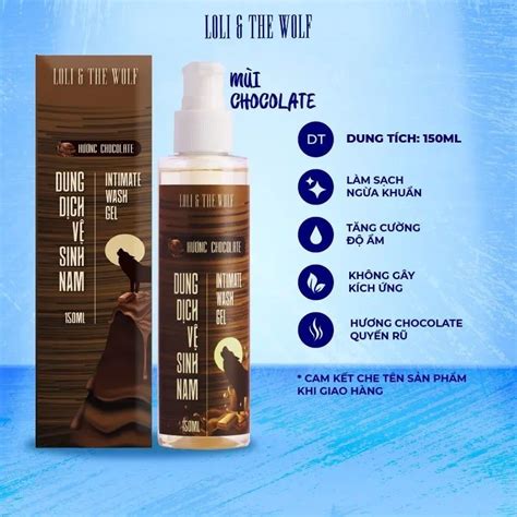 LOLI THE WOLF Dung dịch vệ sinh nam giới Loli The Wolf Chocolate