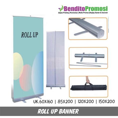 Jual Rangka Roll Up Banner Roll Banner Standing Banner 60 X 160