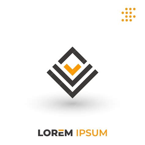 브랜드 아이덴티티를 위한 추상적이고 혁신적인 로고 디자인 프리미엄 벡터