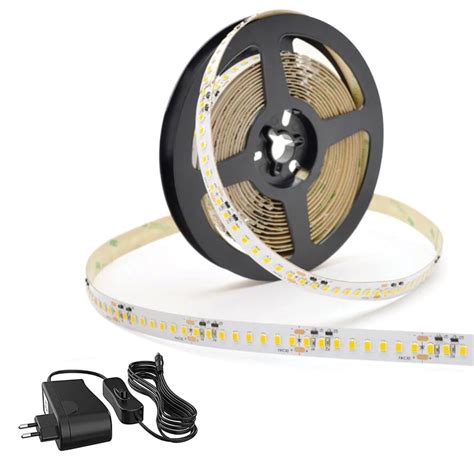 Hb Leds Cinta Led Flexible 3mt 12v Frío Incluye Botón Onoff