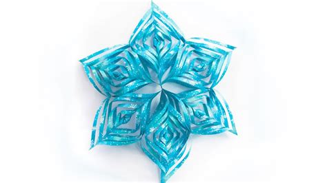 วิธีทำดาวกระดาษรุปเกล็ดหิมะ สำหรับแต่งบ้าน ช่วงเทศกาลต่างๆ Paper Snowflake Diy Youtube