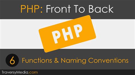 PHP Front To Back Part Functions YouTube