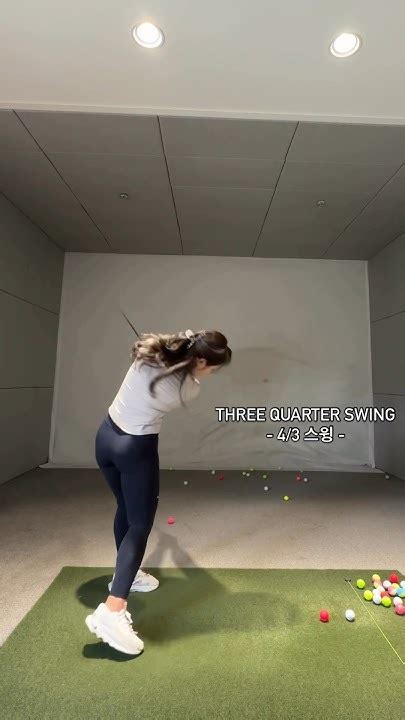 백스윙 크기별로 연습해보세요🩵💜klpga정혜윤프로 프로골퍼 여자프로골퍼 Golfswing 골프스윙 골프레슨 골프선수 Youtube