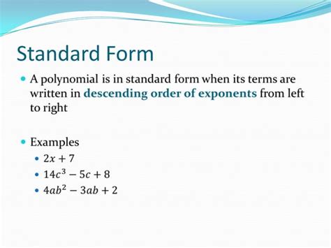 Introduction To Polynomial Functions Pptx Physics Science