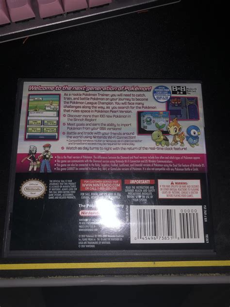Real Or Fake Pokemon Pearl Version Rgameverifying