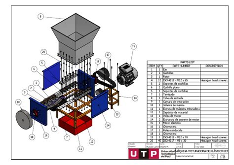 Plano De Montaje Pdf Máquinas Máquinas Rotativas