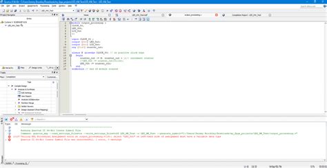 Altera Verilog Question Error 10137 Verilog Hdl Procedural Assignment Error At Output