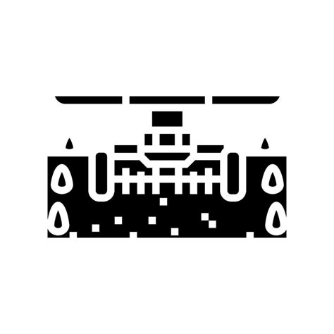 Weeding Robot Harvests Glyph Icon Illustration 53767519 Vector Art At