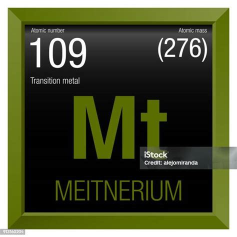 마이트너륨 기호입니다 요소화학의 주기율표의 요소 번호 109 0명에 대한 스톡 벡터 아트 및 기타 이미지 0명 건강관리와