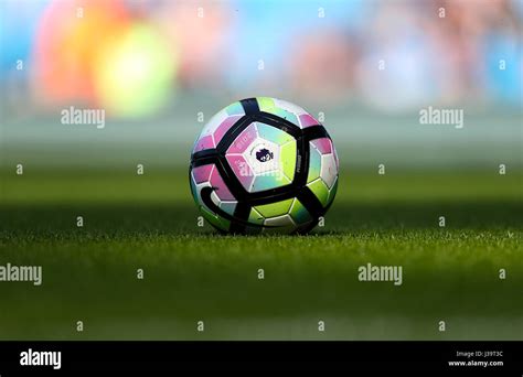 A Nike football on the pitch Stock Photo - Alamy