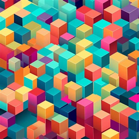 Premium Ai Image Pixel Pattern Color
