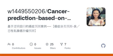 Cancer Prediction Based On Logistic Regression 机器学习之逻辑回归（三