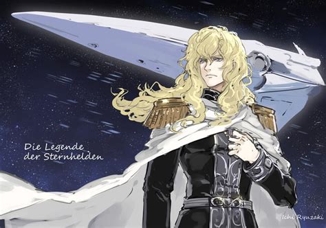 Reinhard Von Lohengramm And Bruenhild Ginga Eiyuu Densetsu Drawn By