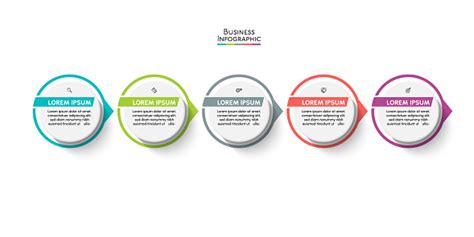 비즈니스 데이터 시각화 추상 배경 템플릿을 위해 설계된 타임 라인 인포 그래픽 아이콘 0명에 대한 스톡 벡터 아트 및 기타 이미지 0명 5 개념 Istock