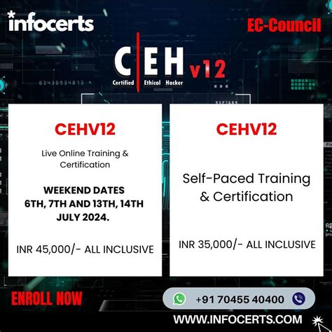 Infocerts Cybersecurity And Grc Certifications On Linkedin 🗓️ Calendar ⚡ Cehv12 Live Online