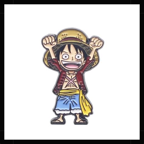 Pin Metálico Luffy One Piece