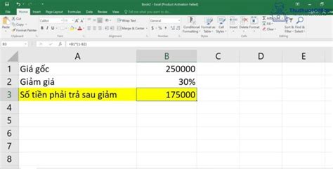 phép trừ trong Excel và hướng dẫn thực hiện tất cả
