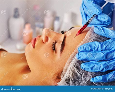 Filler Injection For Woman Forehead Face Plastic Aesthetic Facial