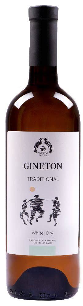 Купить вино Gineton White Dry Караси Коллекшн Ахтанак в Краснодаре