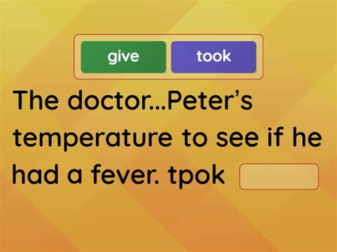 Task 5 Complete The Sentence