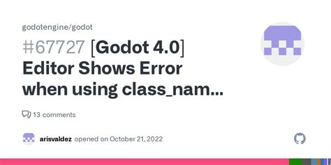 Godot 40 Editor Shows Error When Using Classname On Script That Extends From Resource
