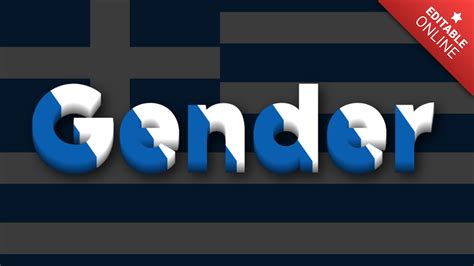 Gender Text Effect Generator TextStudio