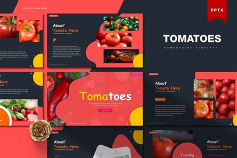 Red Google Slides Theme Design Bundles