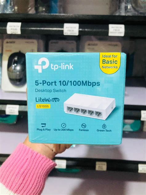 Tp Link Ls1005 5 Port 10 100mbps Desktop Switch Computers And Tech