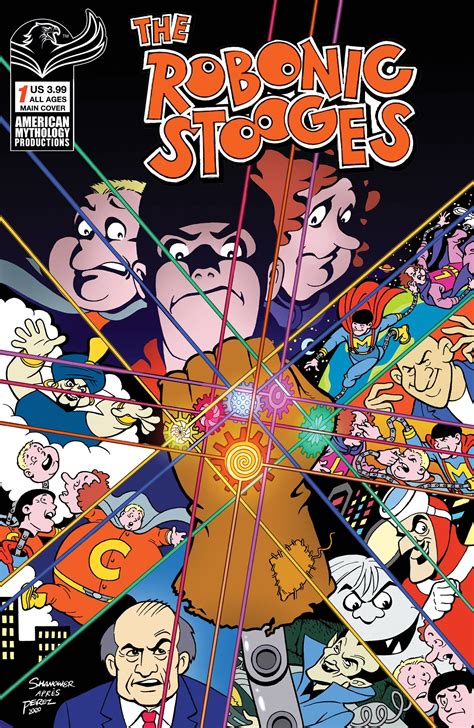 Robonic Stooges Return 1 Cvr A Shanower Morning Cartoon Saturday