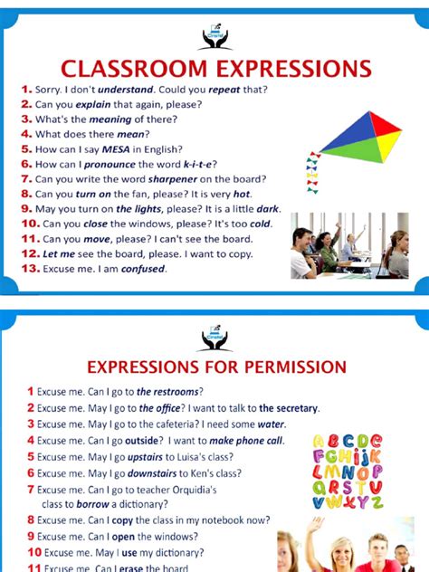 Classroom Expressions Pdf