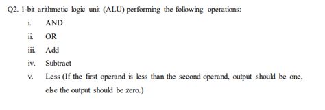 Solved Implement The Logic Functions Using Verilog Question