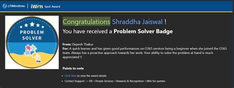 Shraddha Jaiswal On Linkedin And I Am Honored To Receive This Iwin