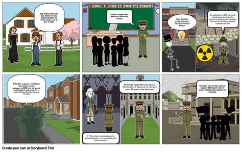 Historieta De Benito Mussolini Storyboard By 868fc90f