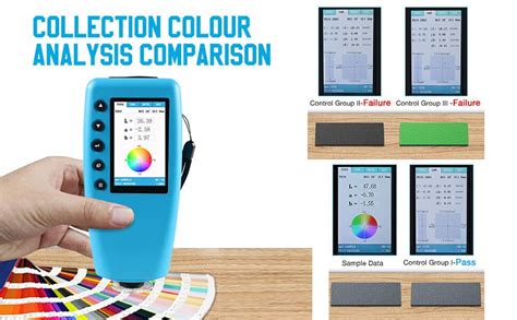 Angchun Handheld Colorimeter Precise Portable Color Analyzer Digital Color Reader