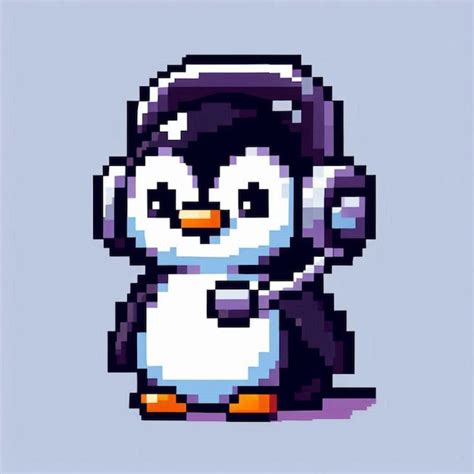 3000 Pixel Art Penguin Design Pictures