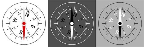 Premium Vector Dial Of The Compass Schematic Representation With An