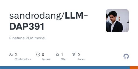 Github Sandrodangllm Dap391 Finetune Plm Model