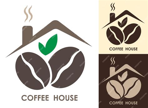 커피 숍의 상징 엠블럼 커피와 음료를 파는 가게의 디자인을 위한 아이콘 흰색 배경에 격리된 벡터 프리미엄 벡터