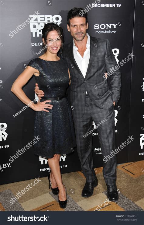 Frank Grillo Wife Wendy Moniz Premiere Foto Stock 122180131 Shutterstock