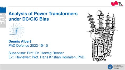 pdf analysis of power transformers under dc gic bias ph d defense