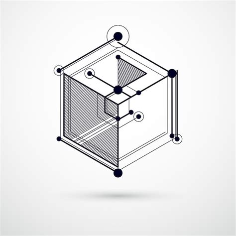 Premium Vector Abstract Geometric Vector Black And White Background