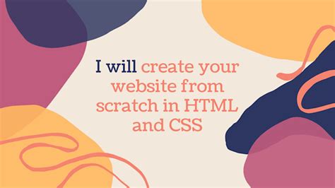 Create Your Website From Scratch In Html And Css By Welana Fiverr