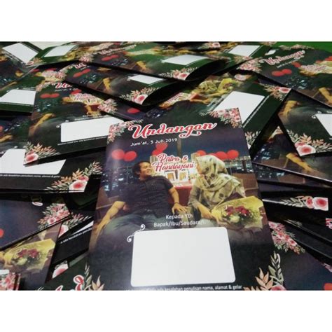 Jual Undangan Pernikahan Custom Shopee Indonesia