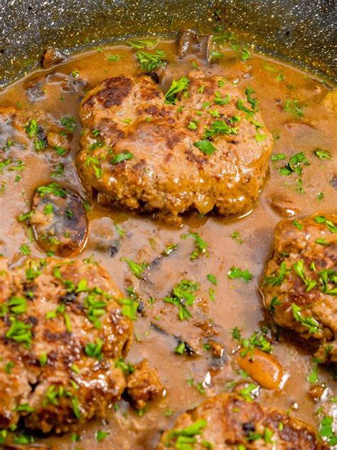 Salisbury Steak With Mashed Potatoes And Mushroom Gravy Sweet Pea S Kitchen